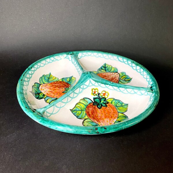 Three Section Plate - Etsy