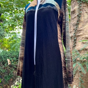 Mrs. Roper X Lady Guinevere:vintage 90s Velour Caftan Style Dress dress ...