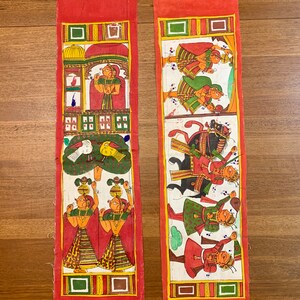 Vintage Phad Paintings Part of Pabuji-ki-phad From India Religious ...