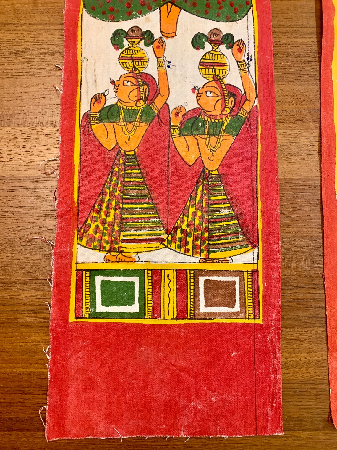 Vintage Phad Paintings Part of Pabuji-ki-phad From India Religious ...