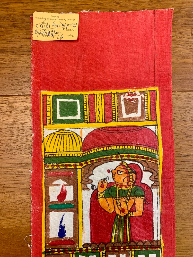 Vintage Phad Paintings Part of Pabuji-ki-phad From India Religious ...