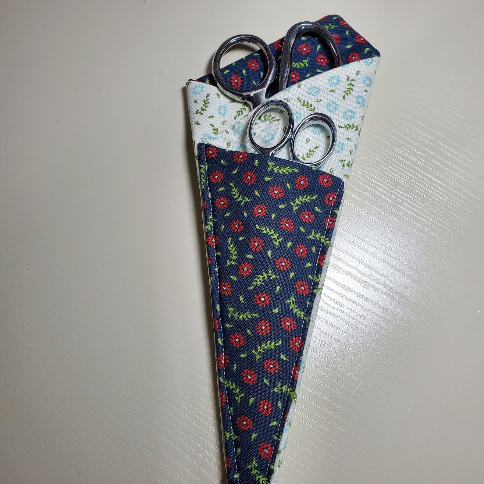 Floral Fabric Scissors Holder: Sewing Accessory Gift - Etsy