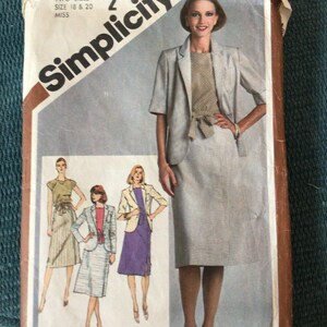 Simplicity Sewing Pattern 9880 From 1980. Misses' Slim - Etsy