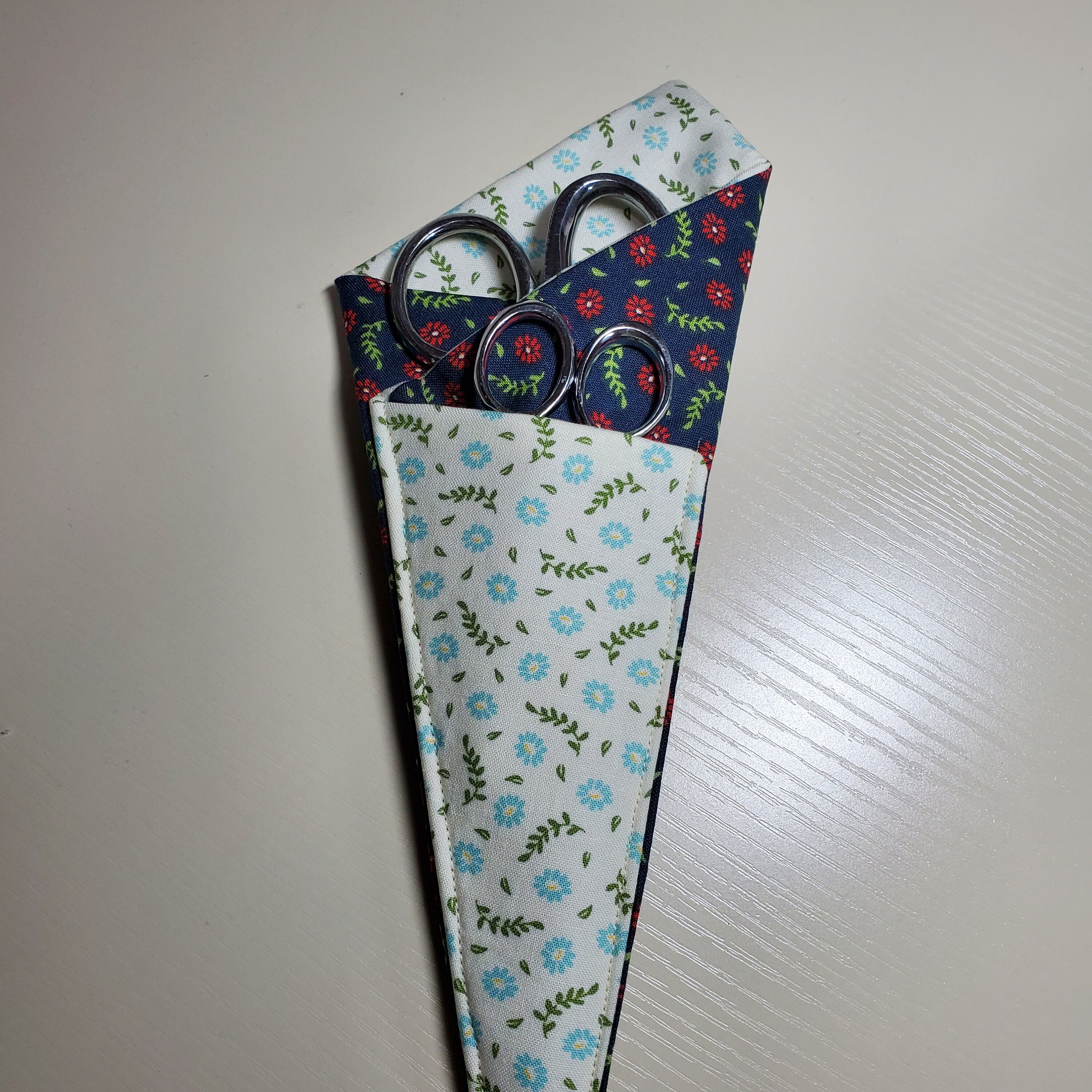 Floral Fabric Scissors Holder: Sewing Accessory Gift - Etsy