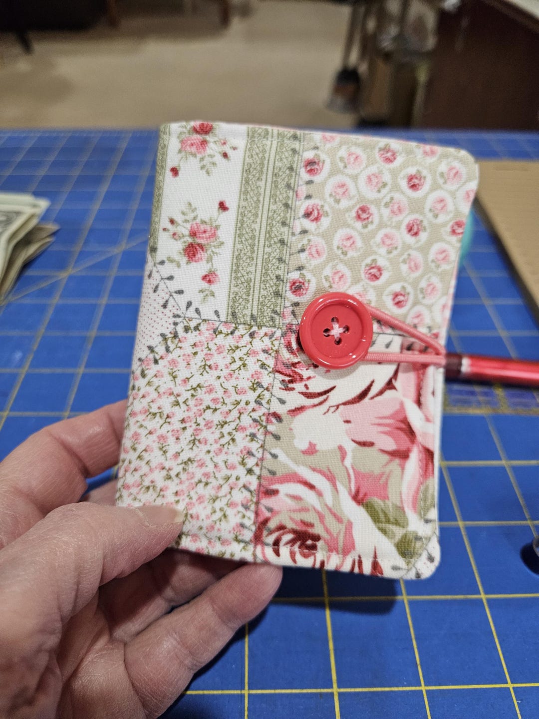 Fabric Needle Case: Sewing Needle Storage Wallet With Wool Felt Pages ...