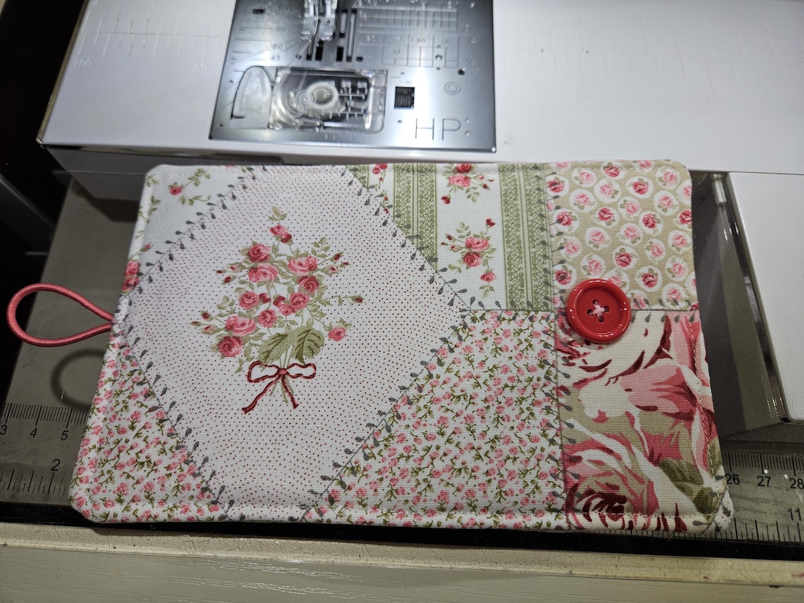 Fabric Needle Case: Sewing Needle Storage Wallet With Wool Felt Pages ...