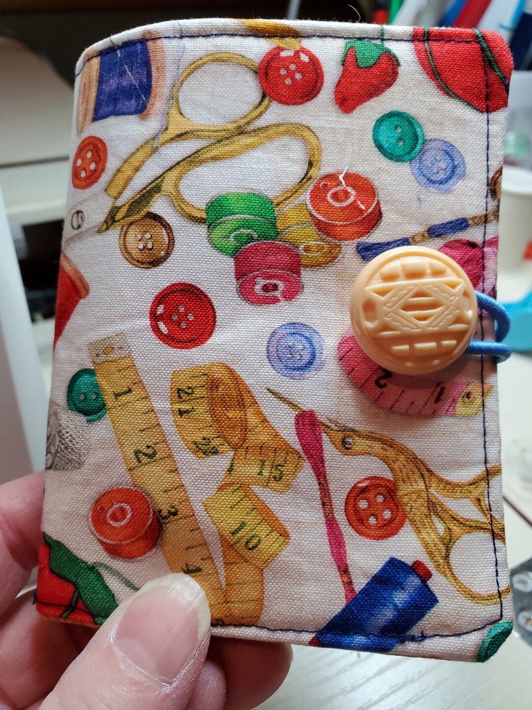 Needle Case, Fabric Case for Needles, Storage Wallet for Sewing Needles ...