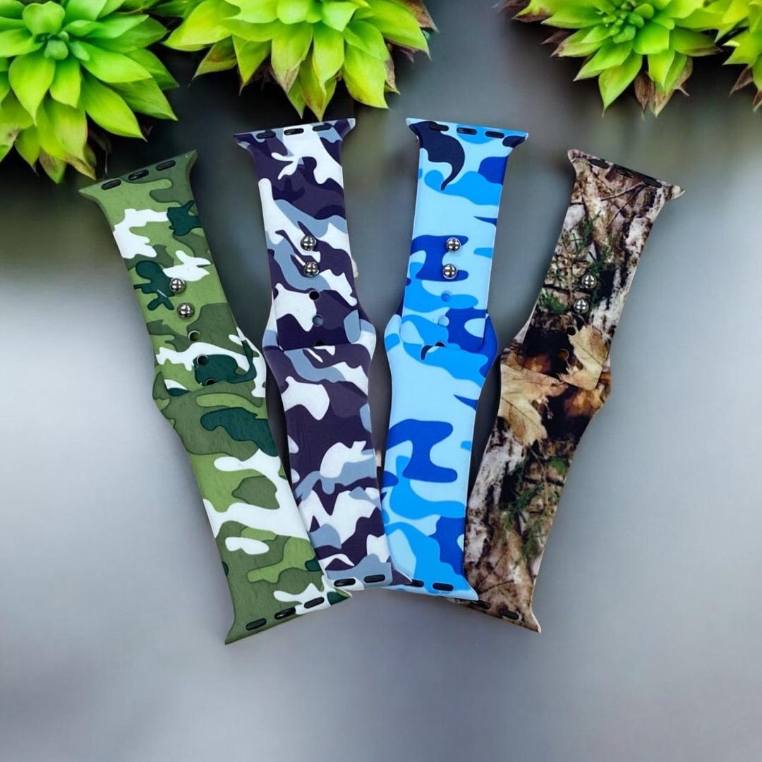Camo Smartwatch Bands - Etsy