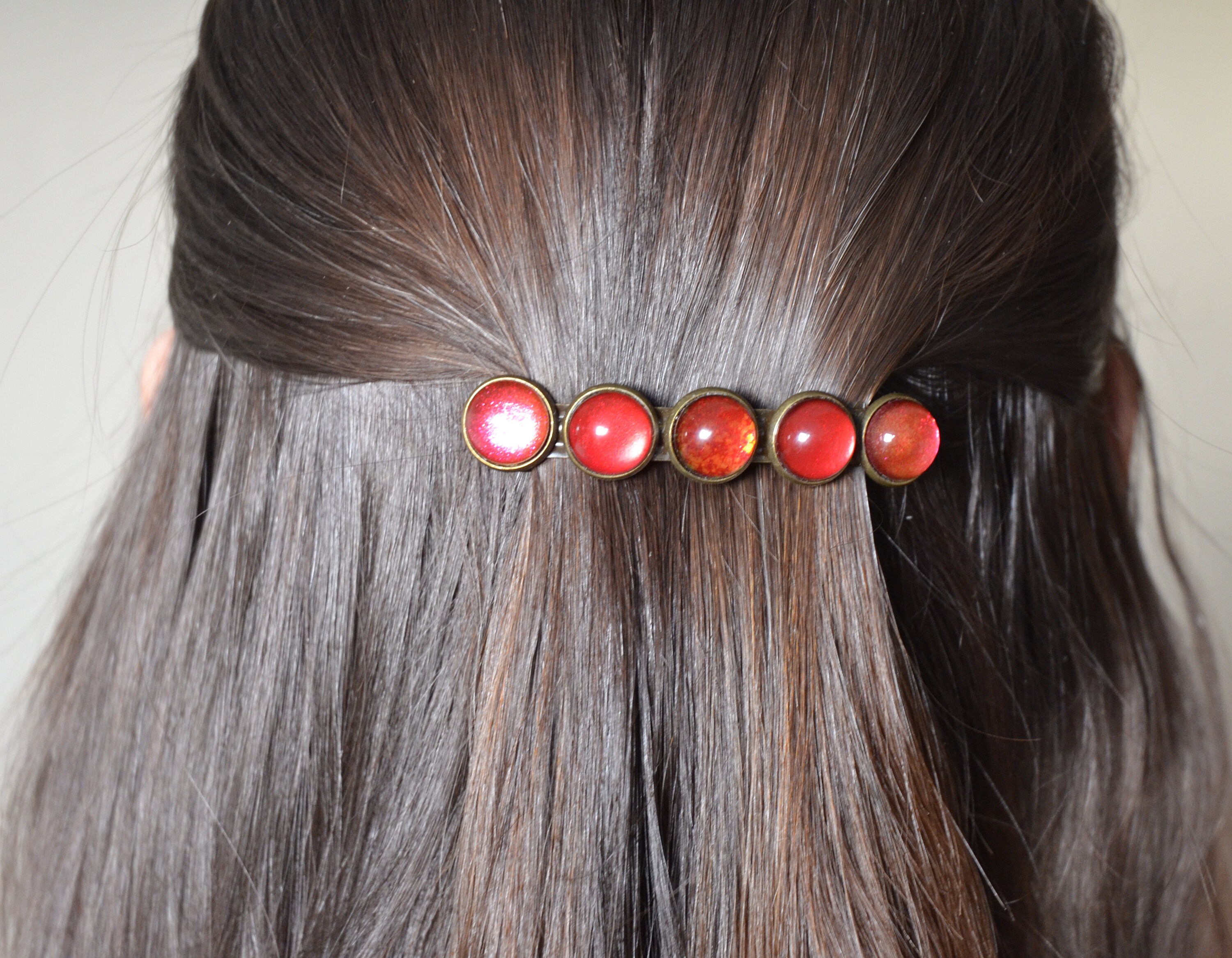 Hair Barette, Hair Clip Barrette, French Barrette, Thin Hair Barrette ...