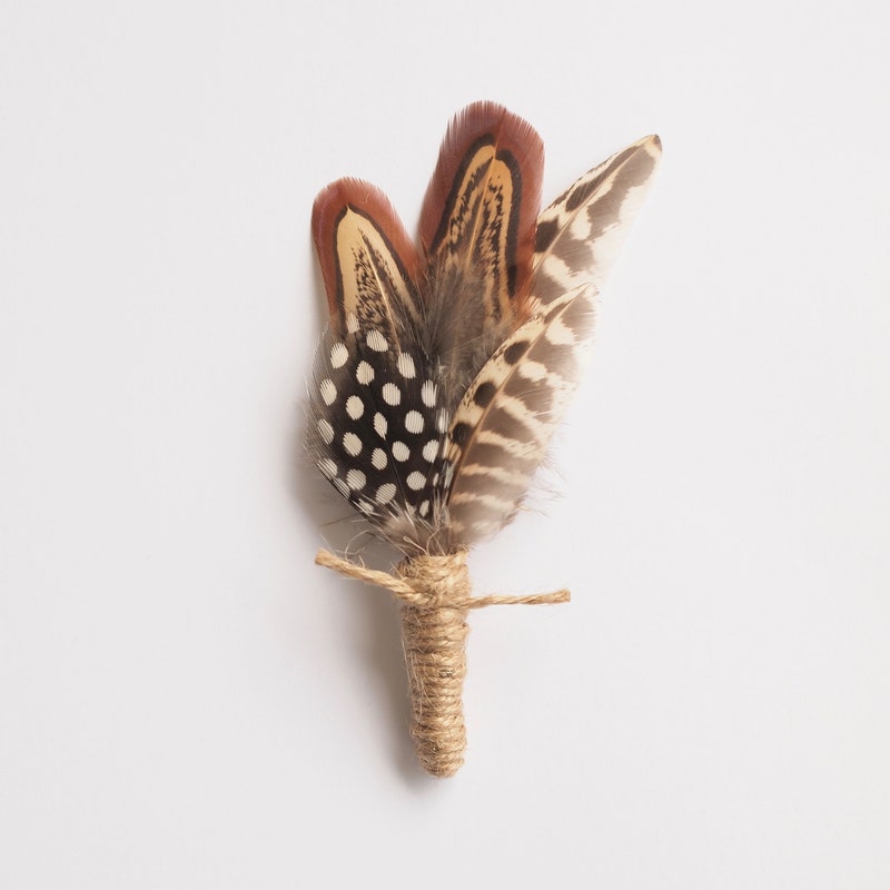 Feather Lapel Pin - Etsy