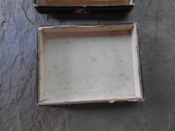 1920's Golden Peacock Face Powder Box - Gem