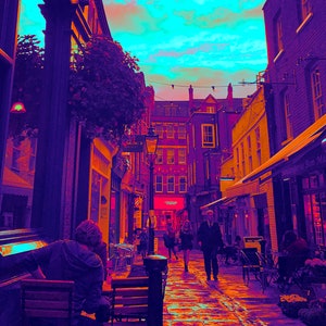 Flask Walk, Hampstead, London England, Photography and Digital Painting ...