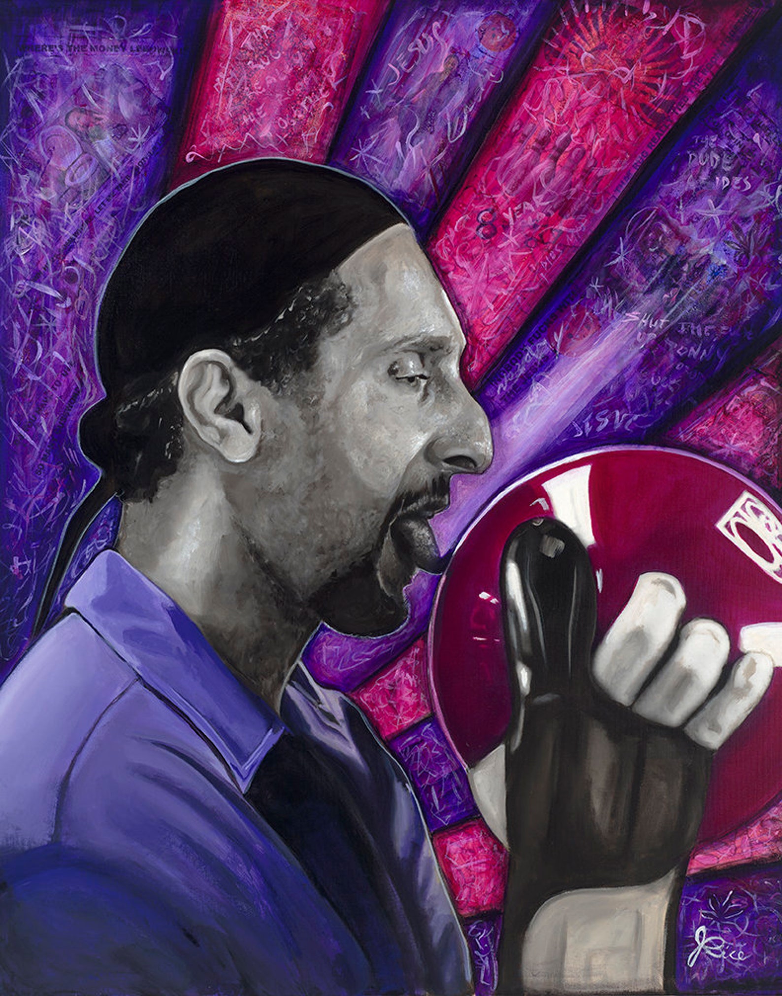 The Jesus Big Lebowski Fan Art Painting - Etsy