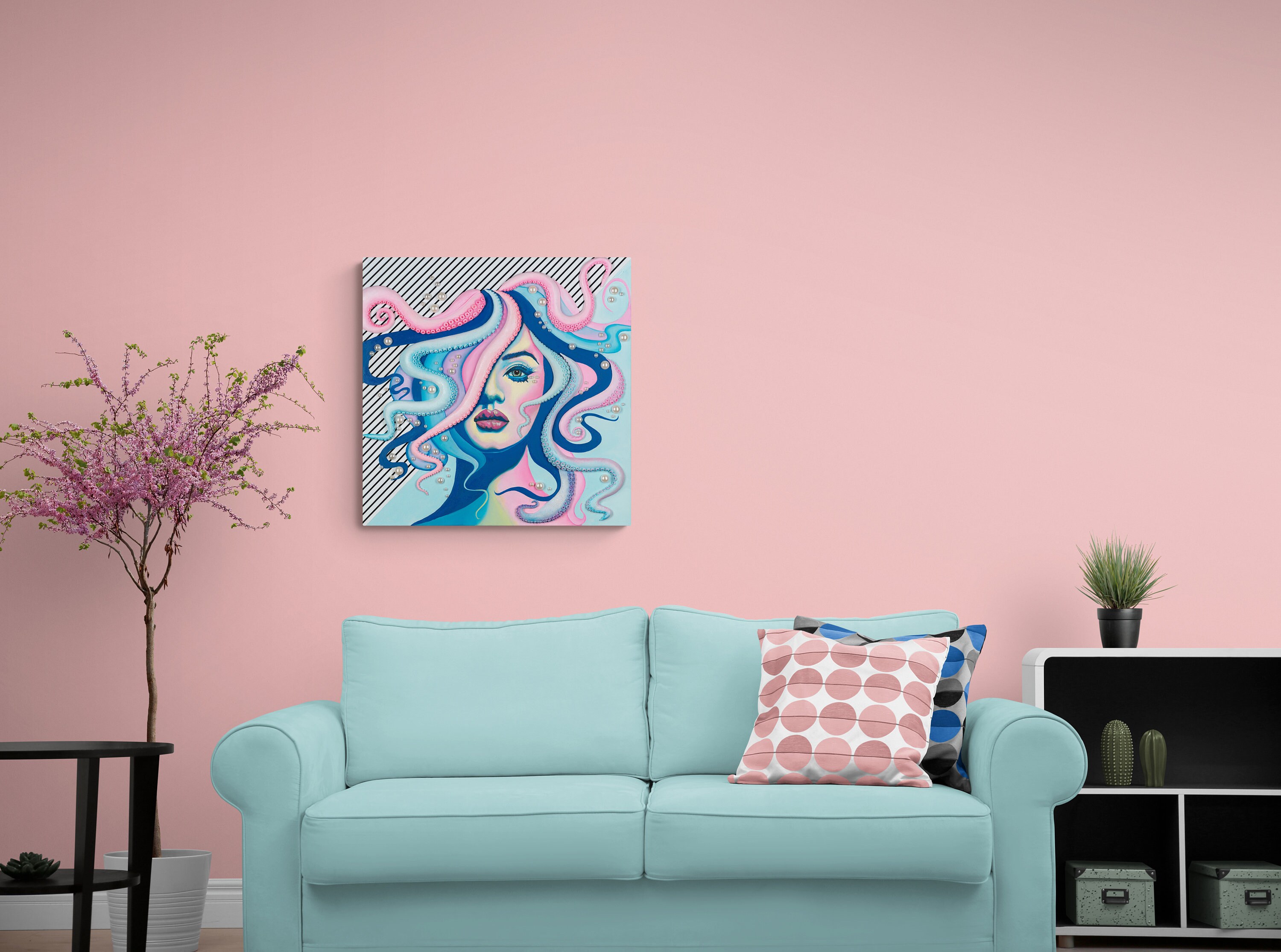 Octopus Contessa Fine Art Print Wall Art Decor Original - Etsy