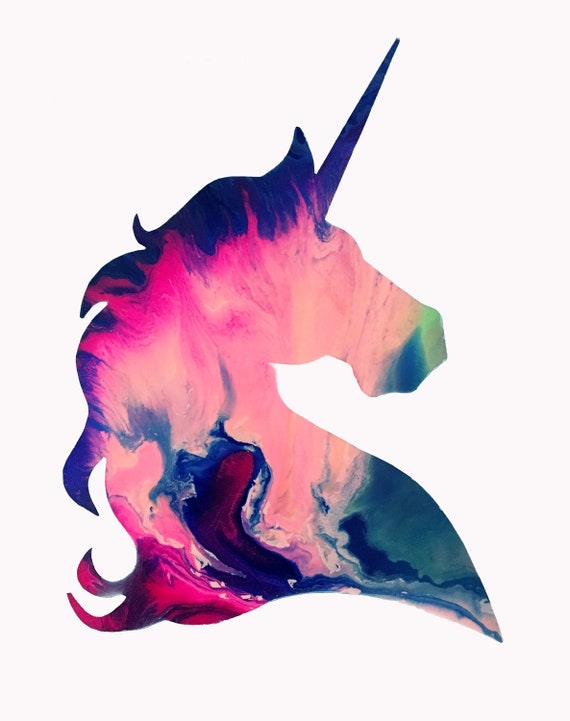 Unicorn Art Print From Original Painting by Jamie Rice | Etsy