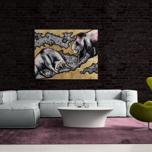 Bull and Bear, Fine Art Print Signed by Jamie Rice, Giclees From ...