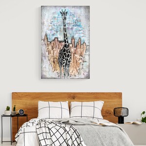Giraffe in the City, by Jamie Rice, Art Print Based on IF by Rudyard ...