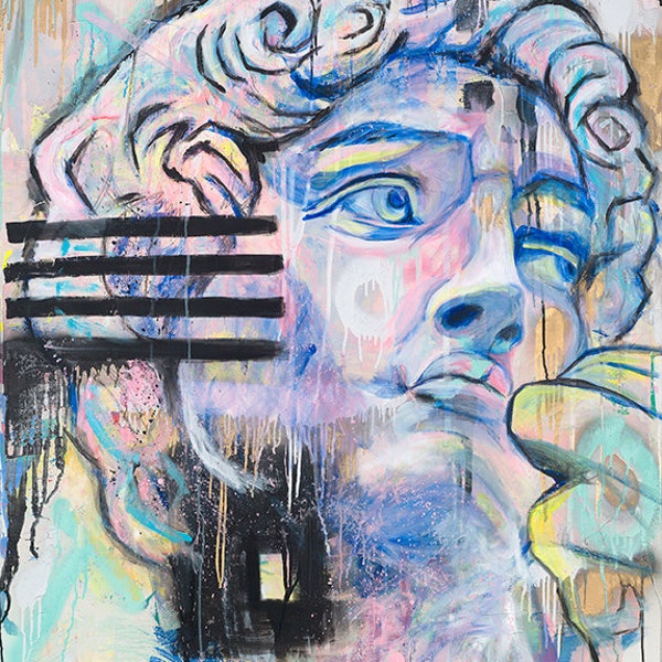 David Statue Wall Decor - Etsy