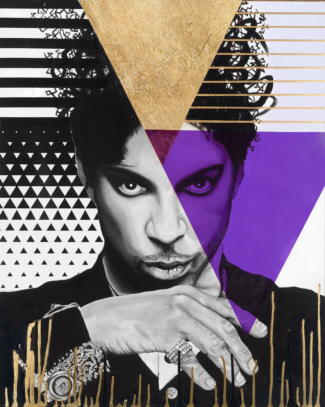Prince-remix, Tribute Fan Art, Fine Art Print, Wall Art - Etsy