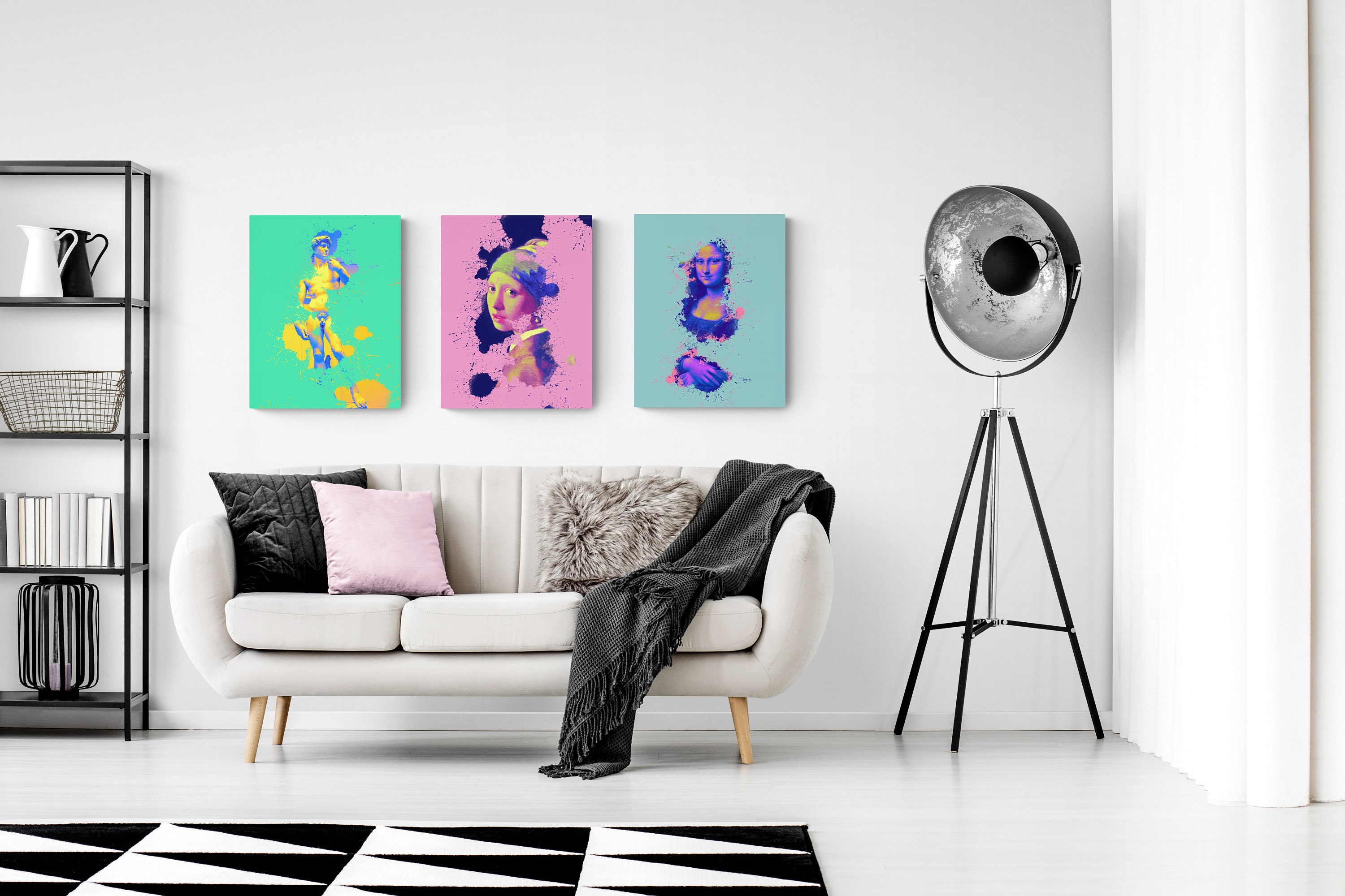 Mona Lisa Remix, Fine Art Print by Artist Jamie Rice, Wall Art, Home ...