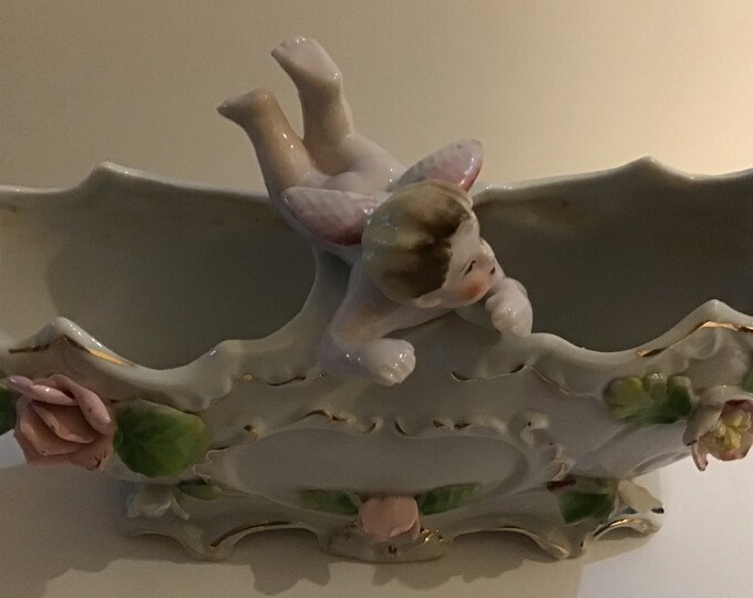 Vintage Pink Vase Lipper & Mann Bondware - Etsy