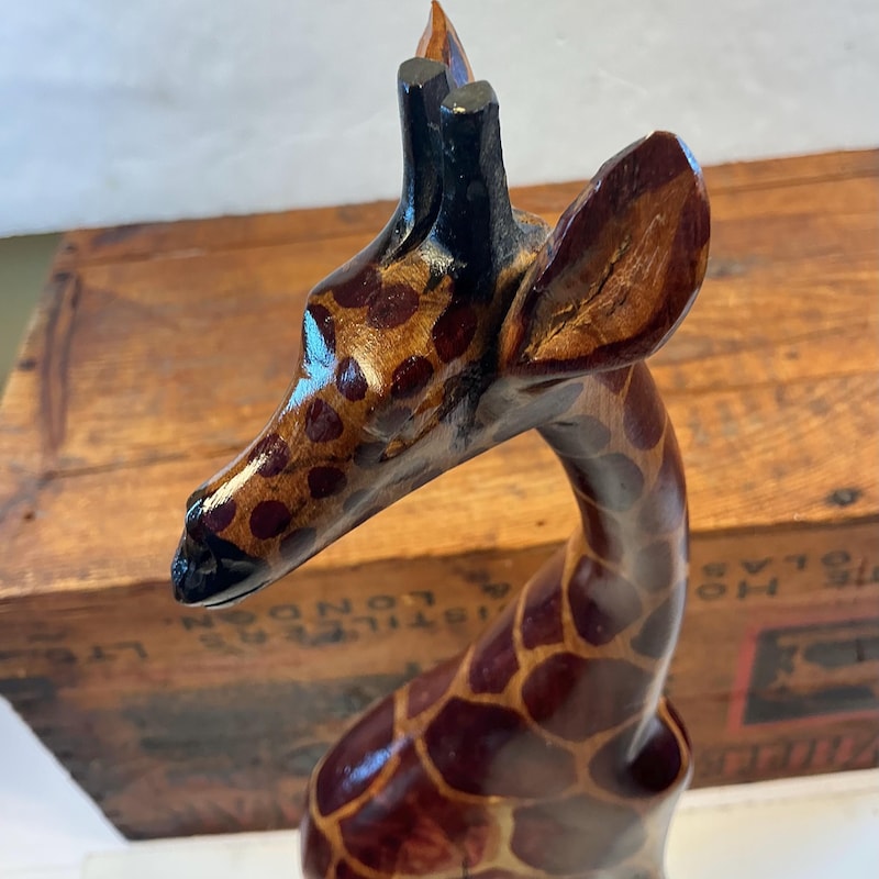 Ebony Giraffe - Etsy