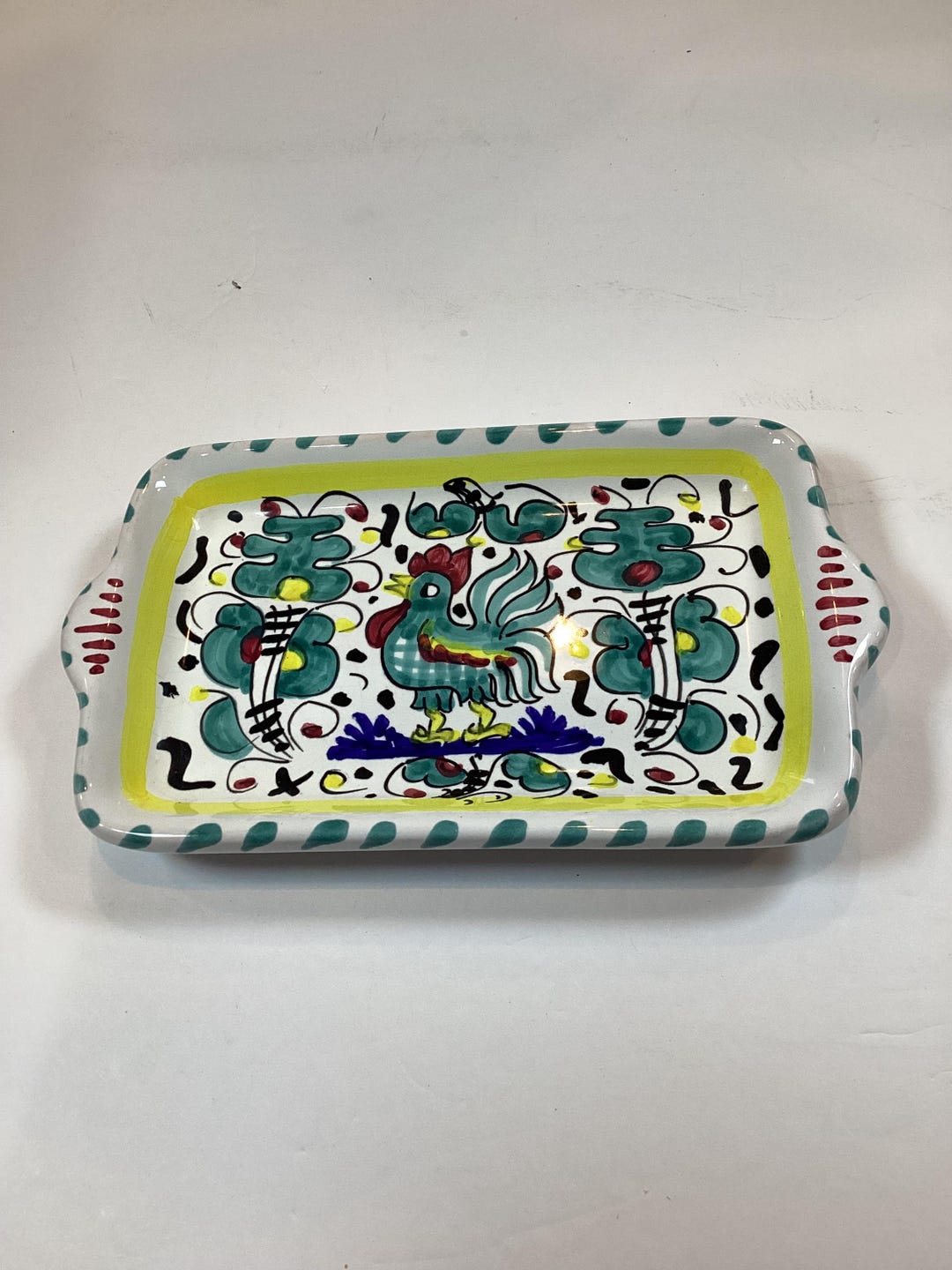 Colorful Fun Italian Small Ceramic Tray - Etsy