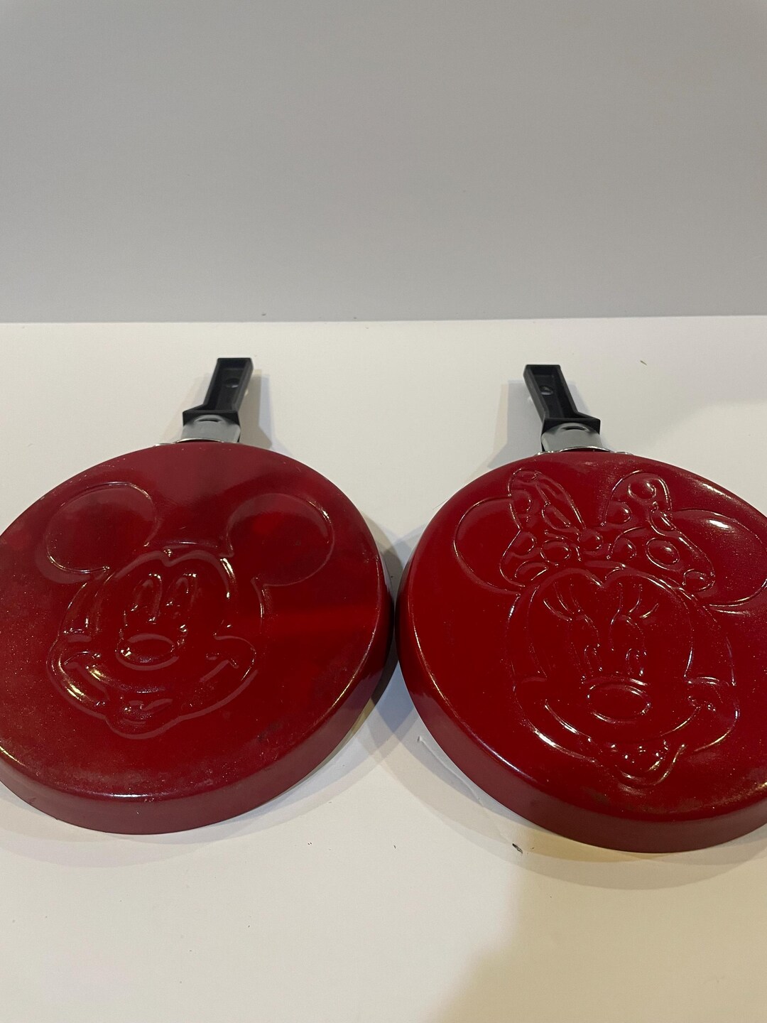 Set of Mickey Mouse and Minnie Mouse Pancake or Cookie Pans - Etsy
