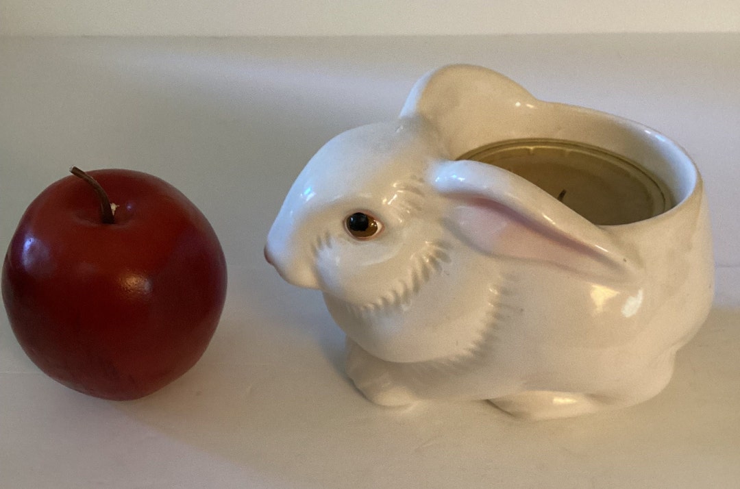 Vintage Avon Easter Bunny With Candle - Etsy