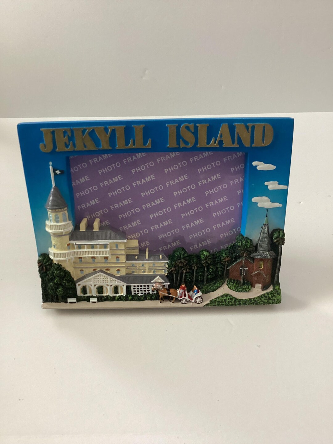 Vintage Jekyll Island Souvenir Frame - Etsy