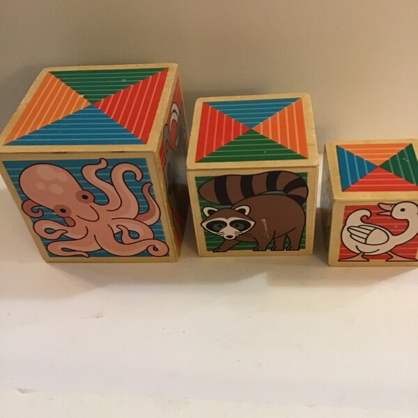 Nesting Blocks - Etsy