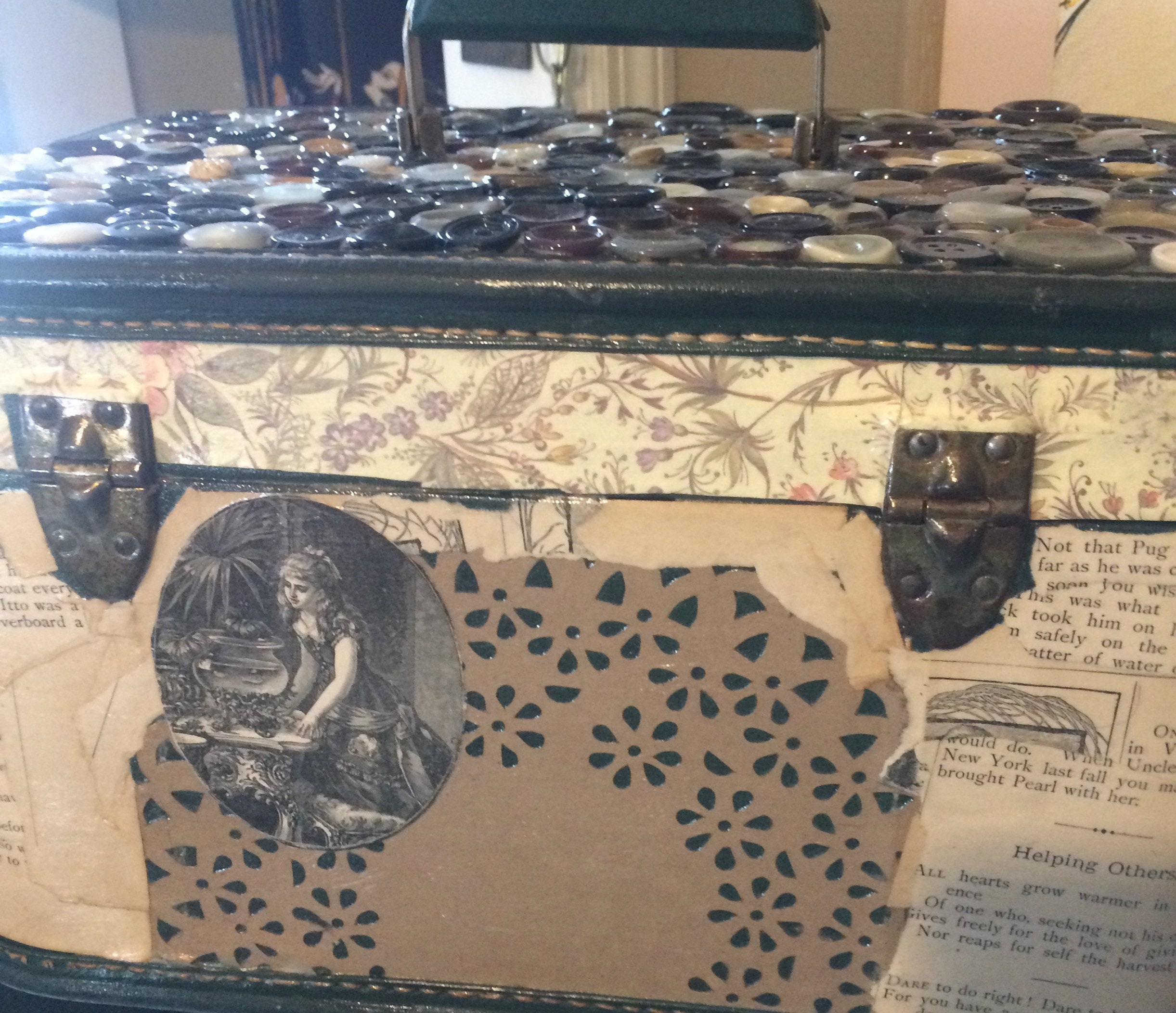 Days Gone by Decoupage Case - Etsy