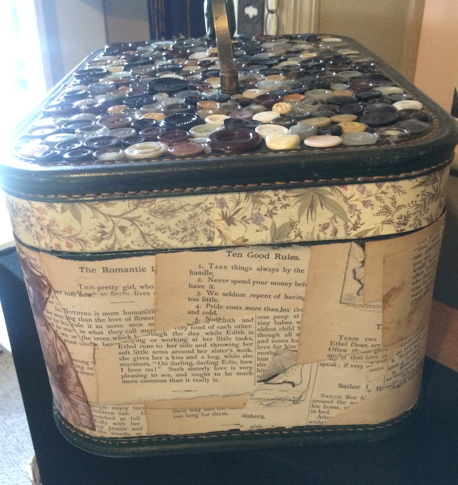 Days Gone by Decoupage Case - Etsy
