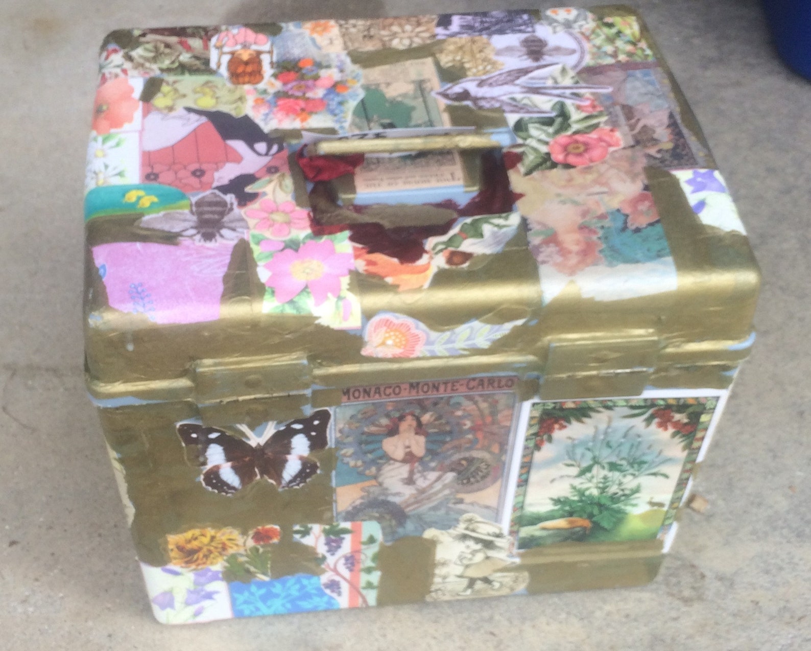 Whimsical Decoupage File Case - Etsy