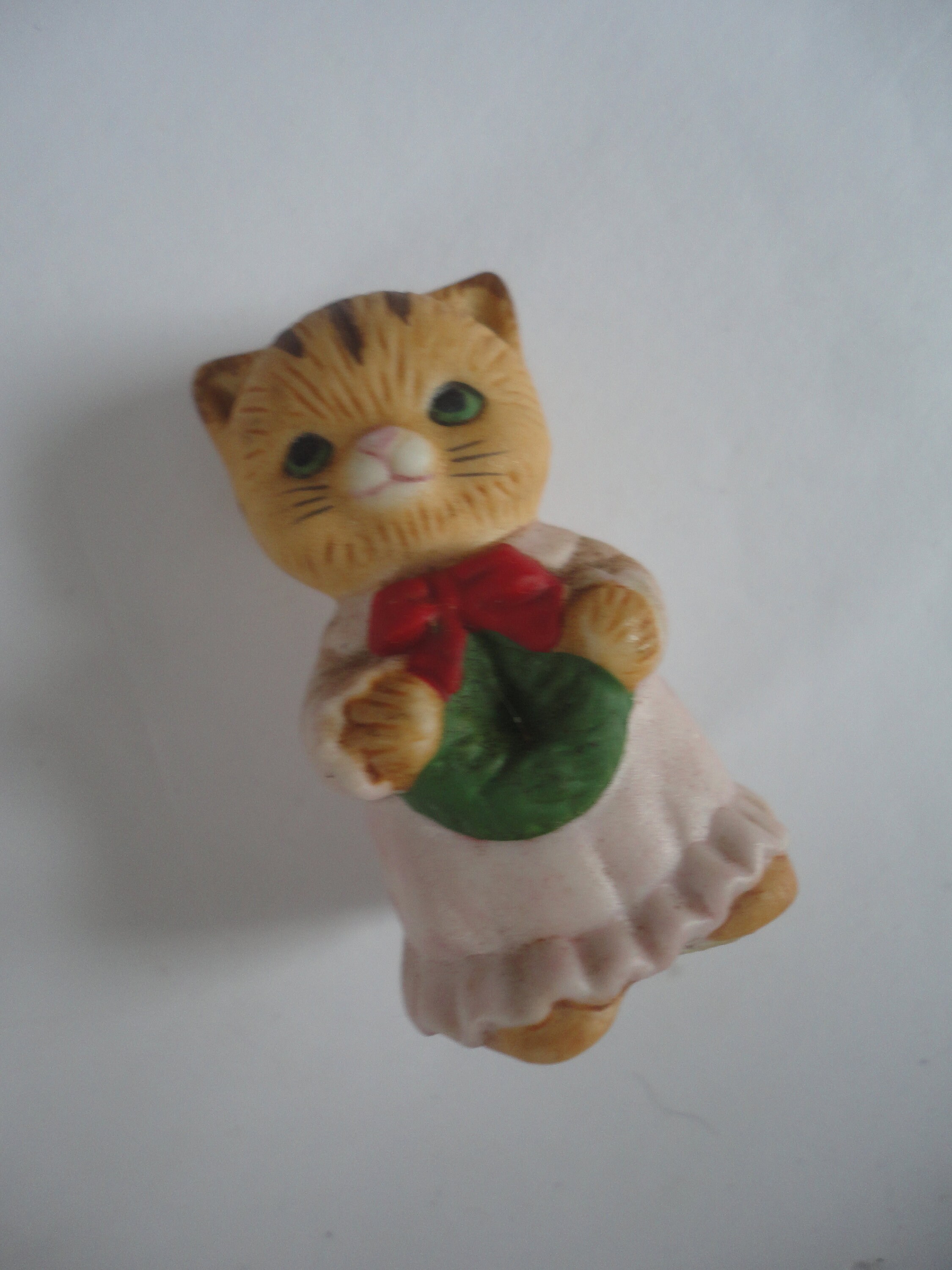 Vintage Ceramic Cucumber Family of Christmas Cats, Cucumber Cat ...