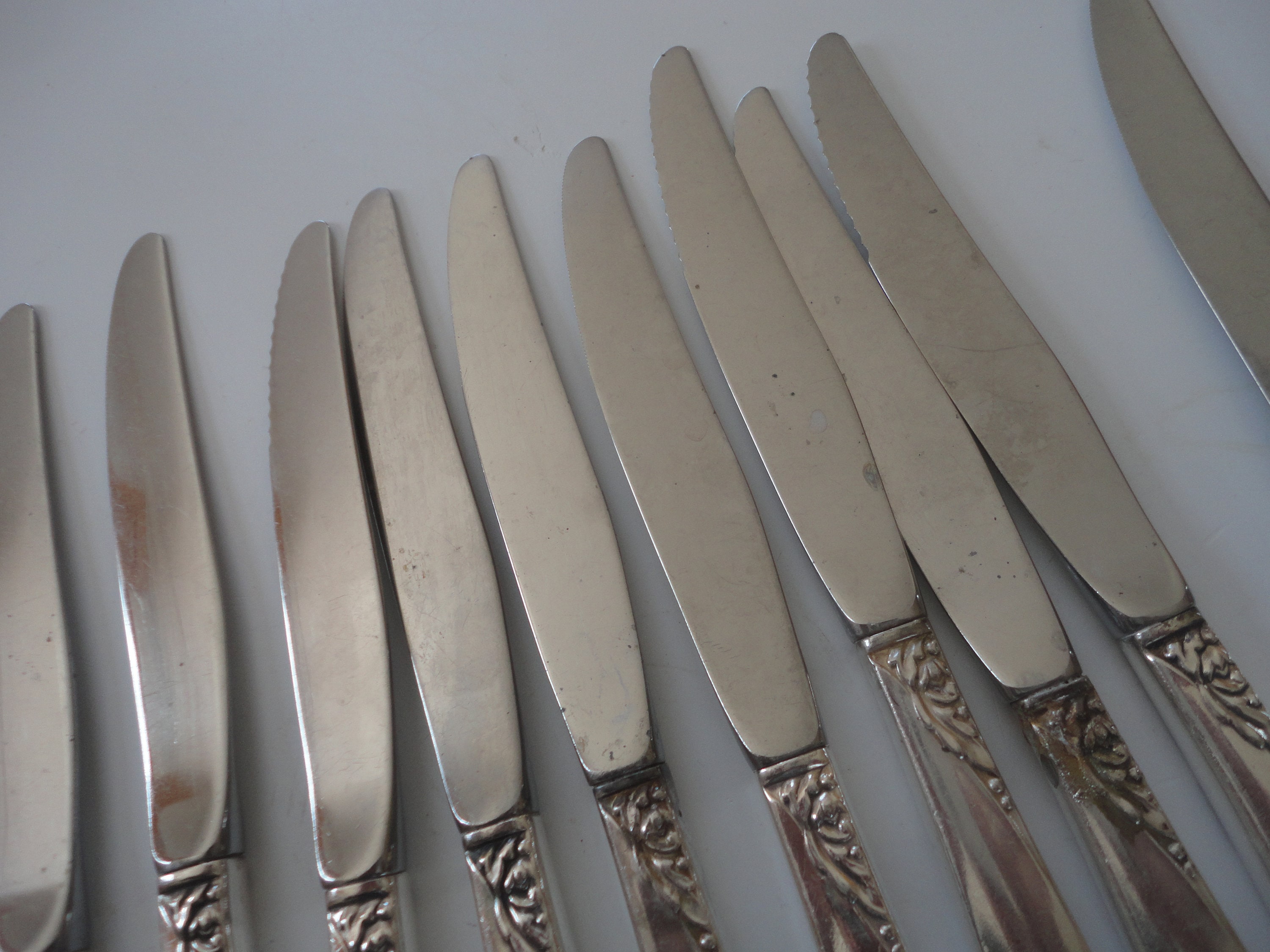 Vintage Oneida Ltd Silversmiths Ballad Knives Oneida Silver - Etsy Canada