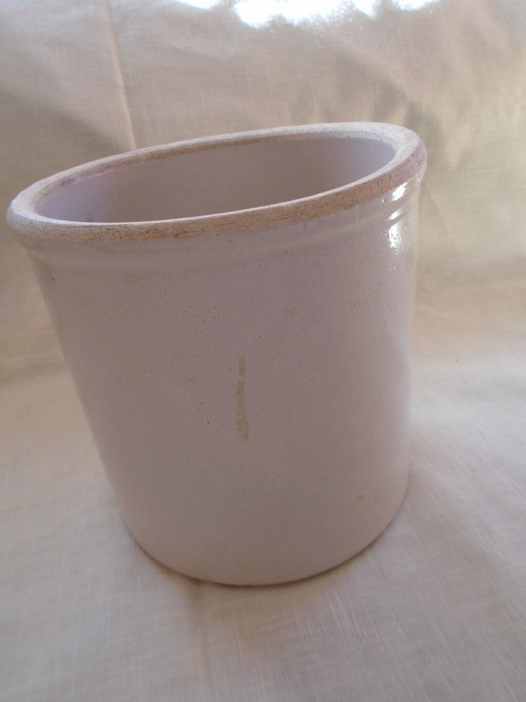 Vintage Stoneware Beige Crock by R.H.P. Co Roseville Ohio USA ...