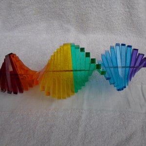 Vintage Wind Wriggles Plastic Wind Spinner Rainbow Colors Made in ...