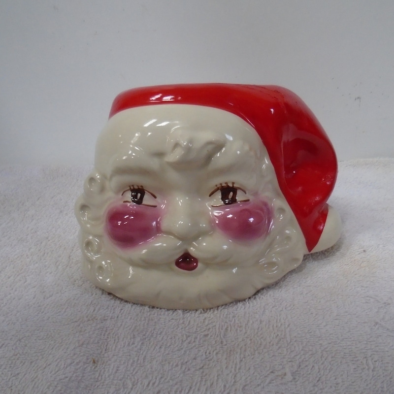 Ceramic Santa - Etsy