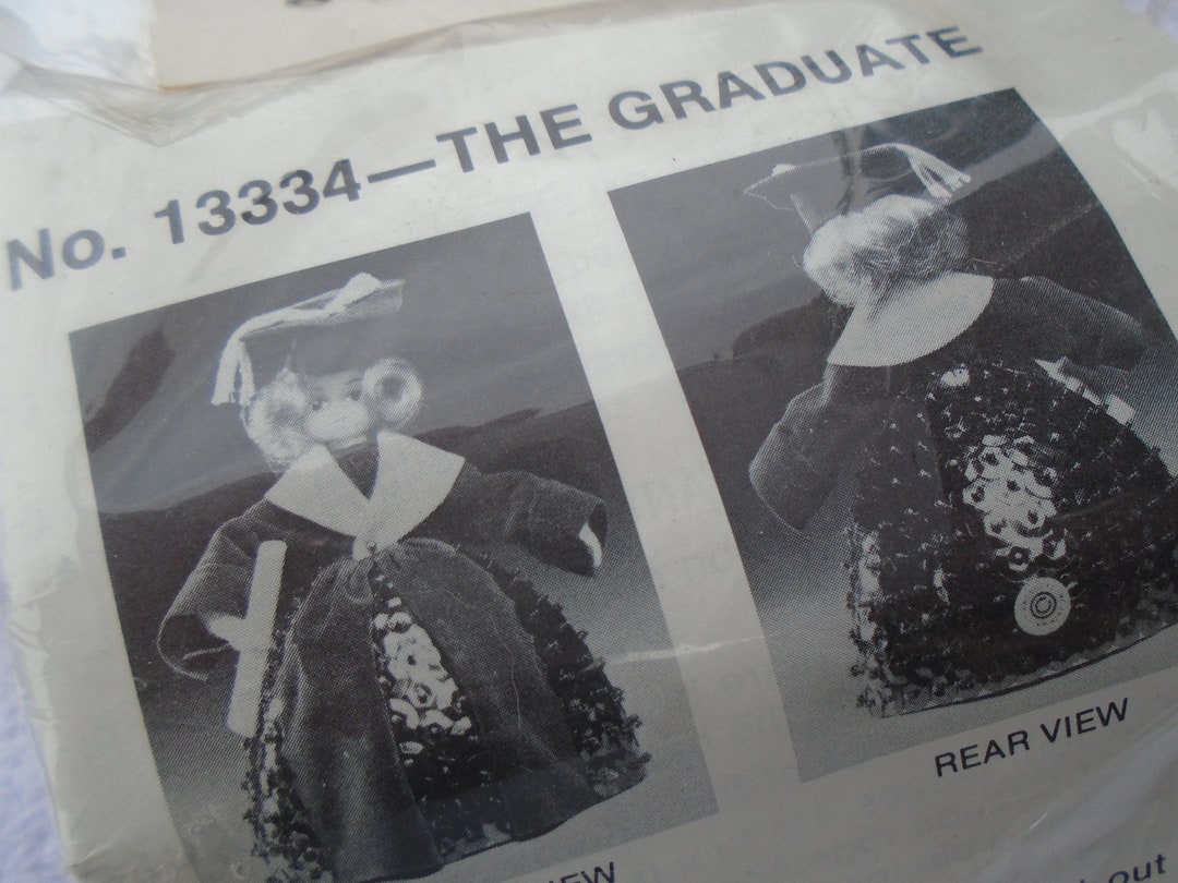 Vintage New Old Stock Walco Products Graduate Beaded Doll Kit Made in ...