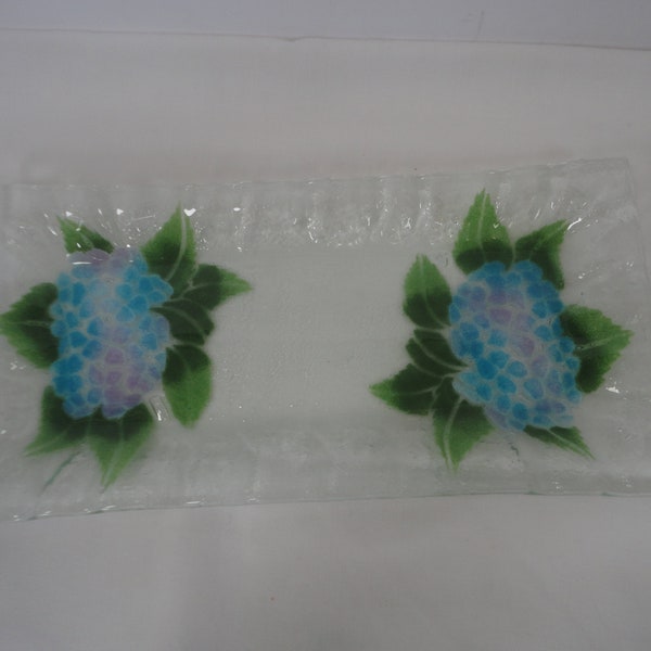 Fused Glass Hydrangea - Etsy