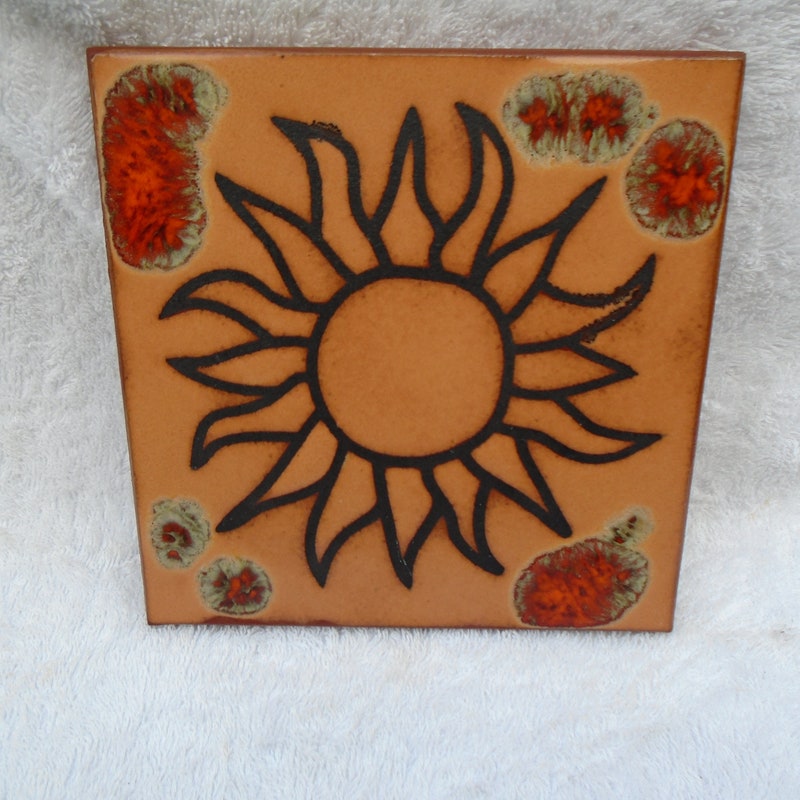 Glazed Tile Art - Etsy