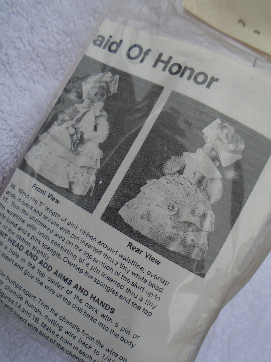 Vintage New Old Stock Walco Products Mardi Gras Beaded Doll Kit Made in ...