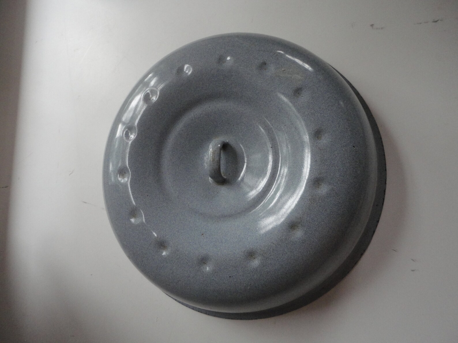 Vintage Gray Enamelware Covered Pot Gray Graniteware Covered - Etsy