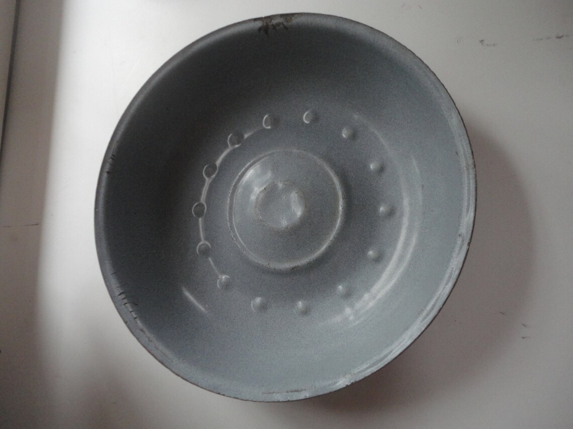Vintage Gray Enamelware Covered Pot Gray Graniteware Covered - Etsy