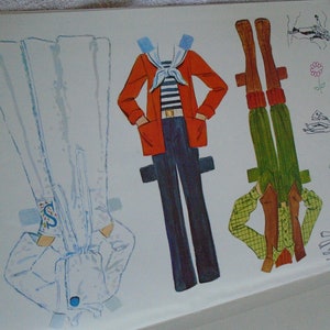 Vintage Unused Simply Sam Paper Doll and Clothes Made in USA, Uncut ...