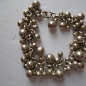 Vintage MCM Silver Cha Cha Statement Bracelet, Cha Cha Bracelet, Cha ...