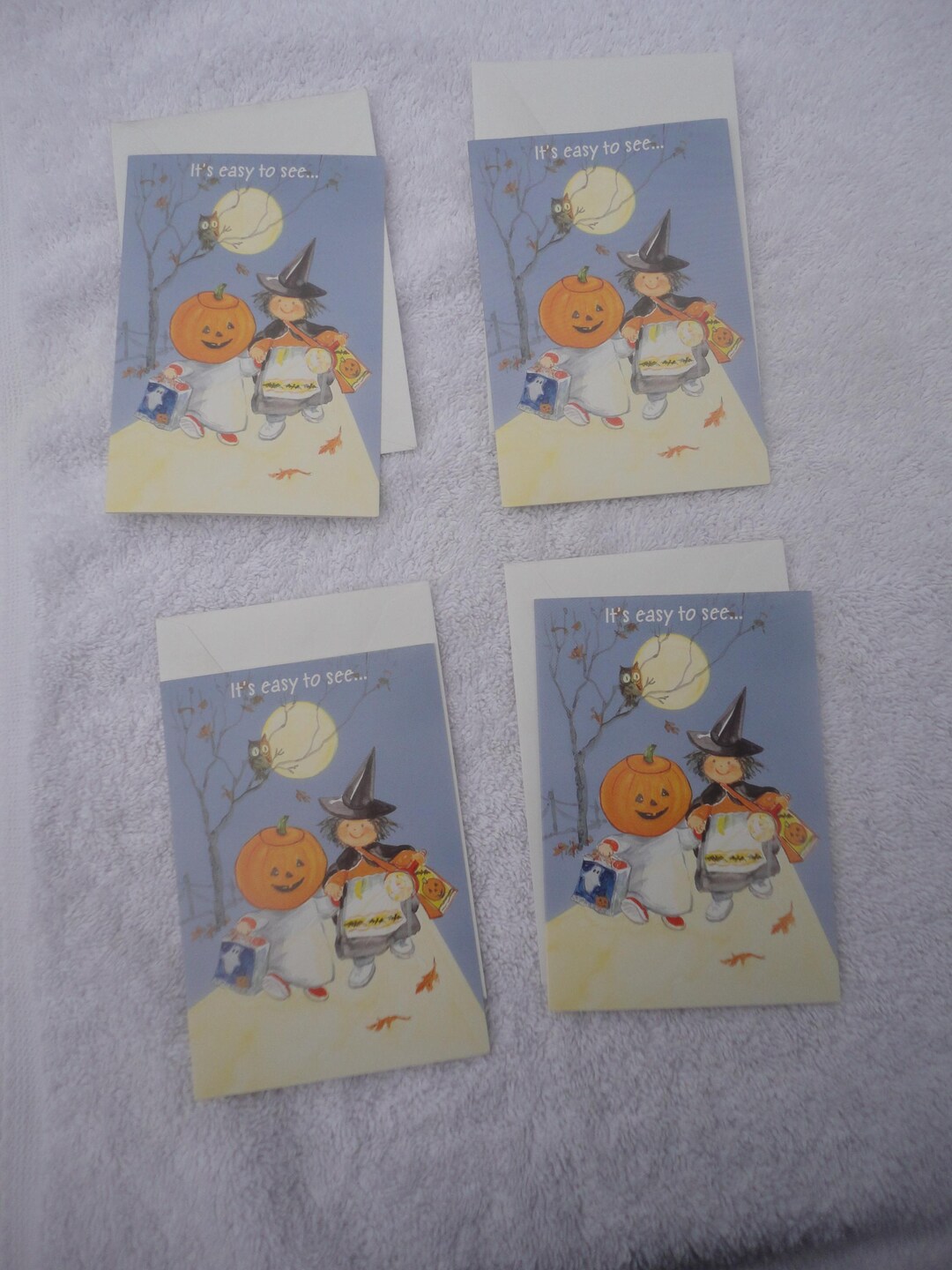 Vintage New Old Stock Marian Heath Greeting Cards Halloween Cards, T ...