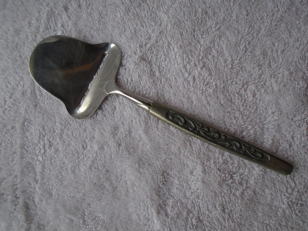 Vintage MCM G. J. Pewter Stainless Steel Cheese Scraper Made in Norway ...