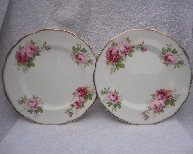 Vintage Royal Albert American Beauty Fine Bone Dinner Plate Made in ...